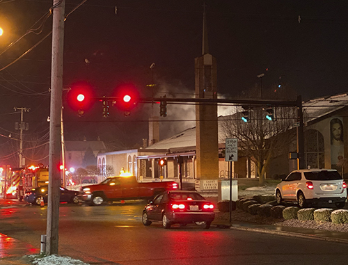 Crews fight fire at Hubbard church | News, Sports, Jobs - Tribune Chronicle